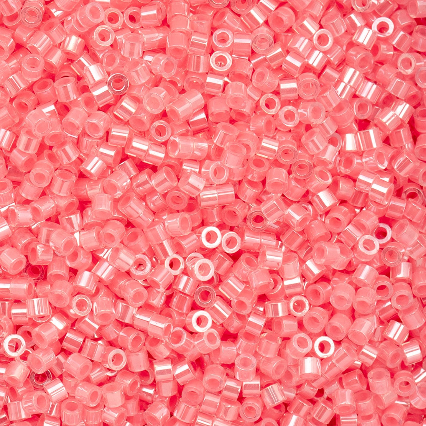 Cylin Beads 11/0 – Rose-Pink AB Lined (25g Bag) The Pink Bead Shop